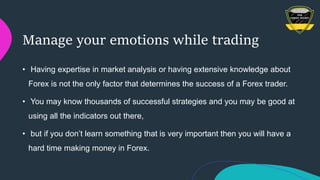 Forex trading psychology | PPTX