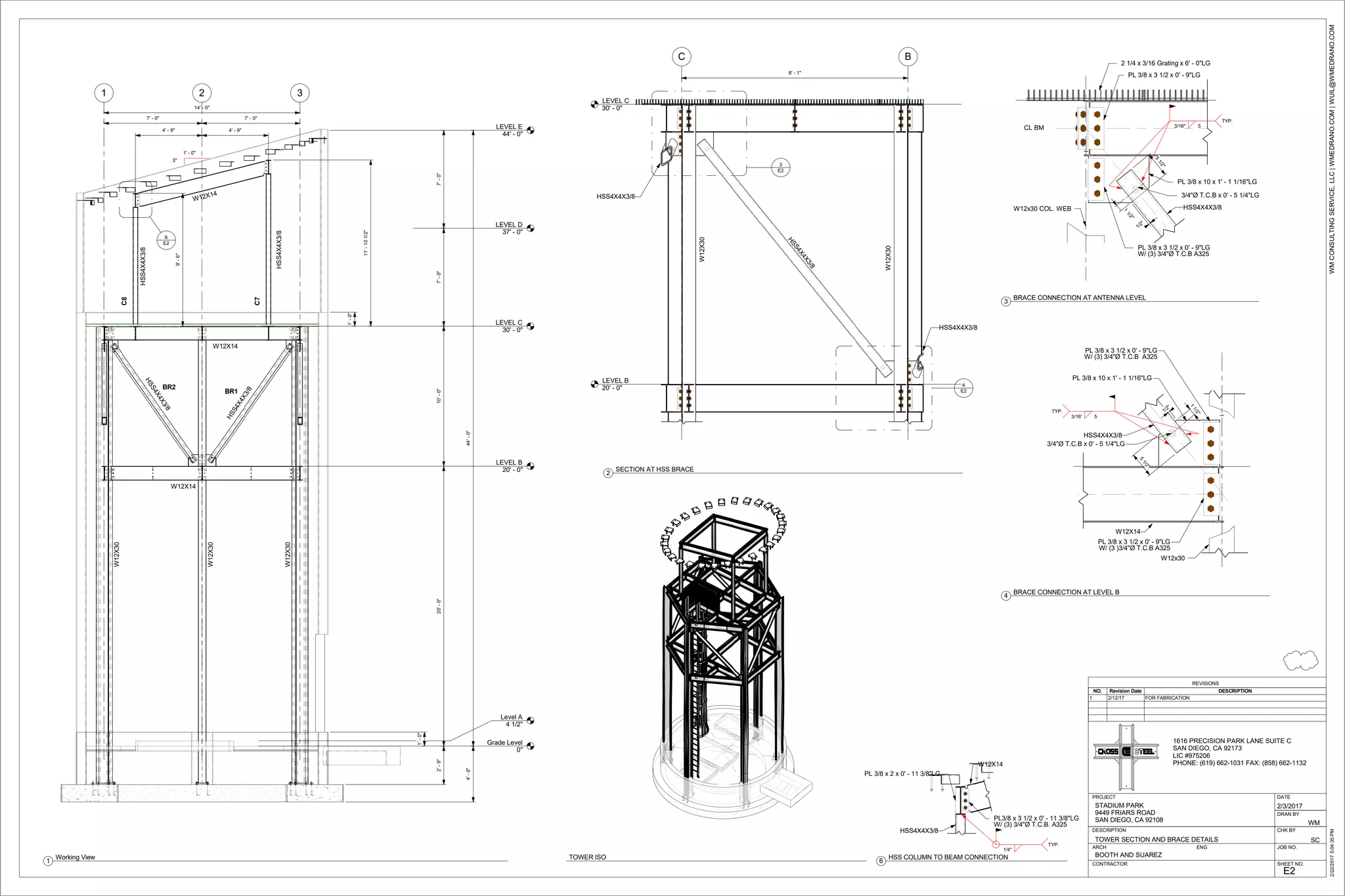 Revit Steel Shop Drawings - Tower | PDF