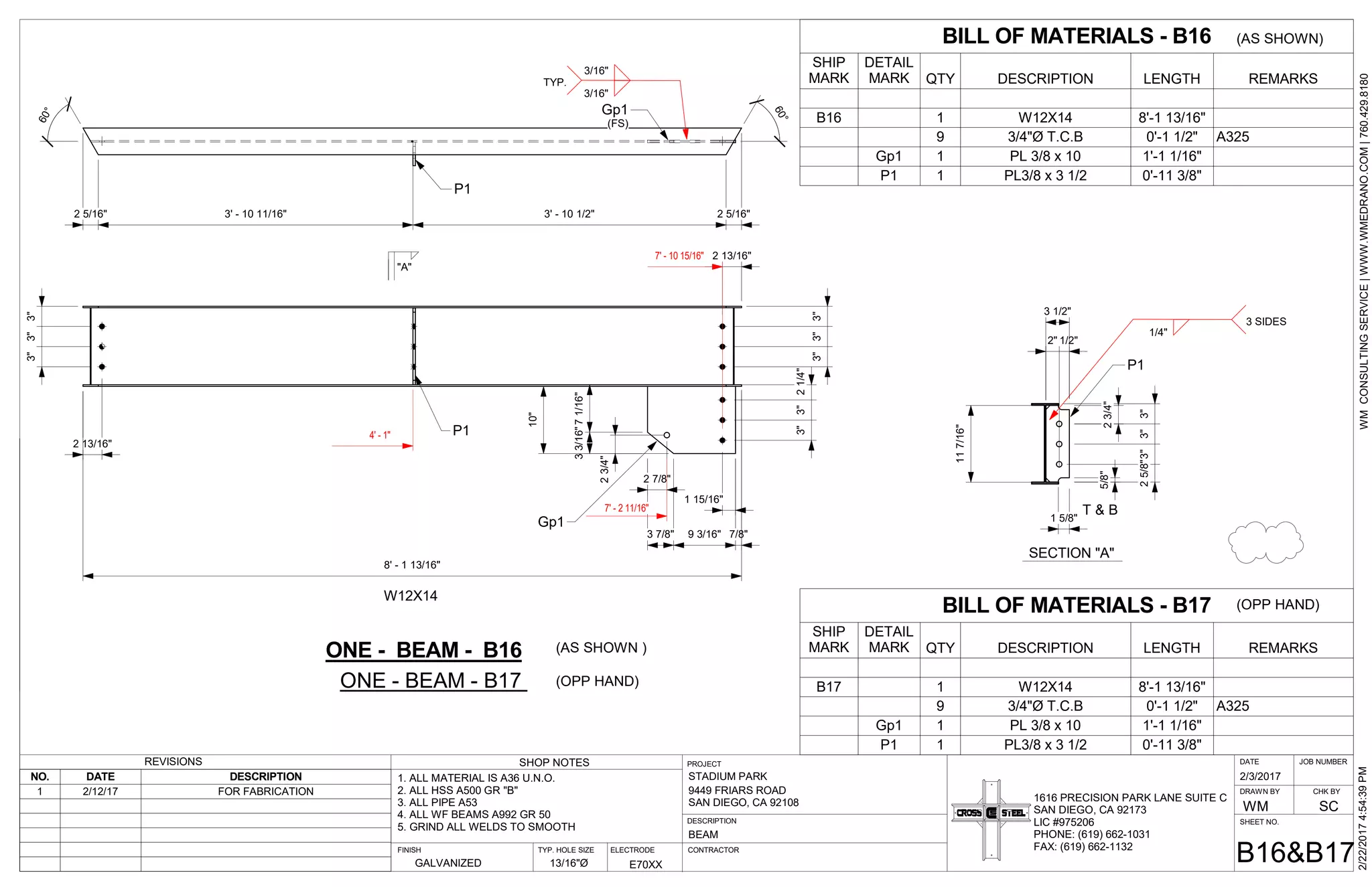 Revit Steel Shop Drawings - Tower | PDF