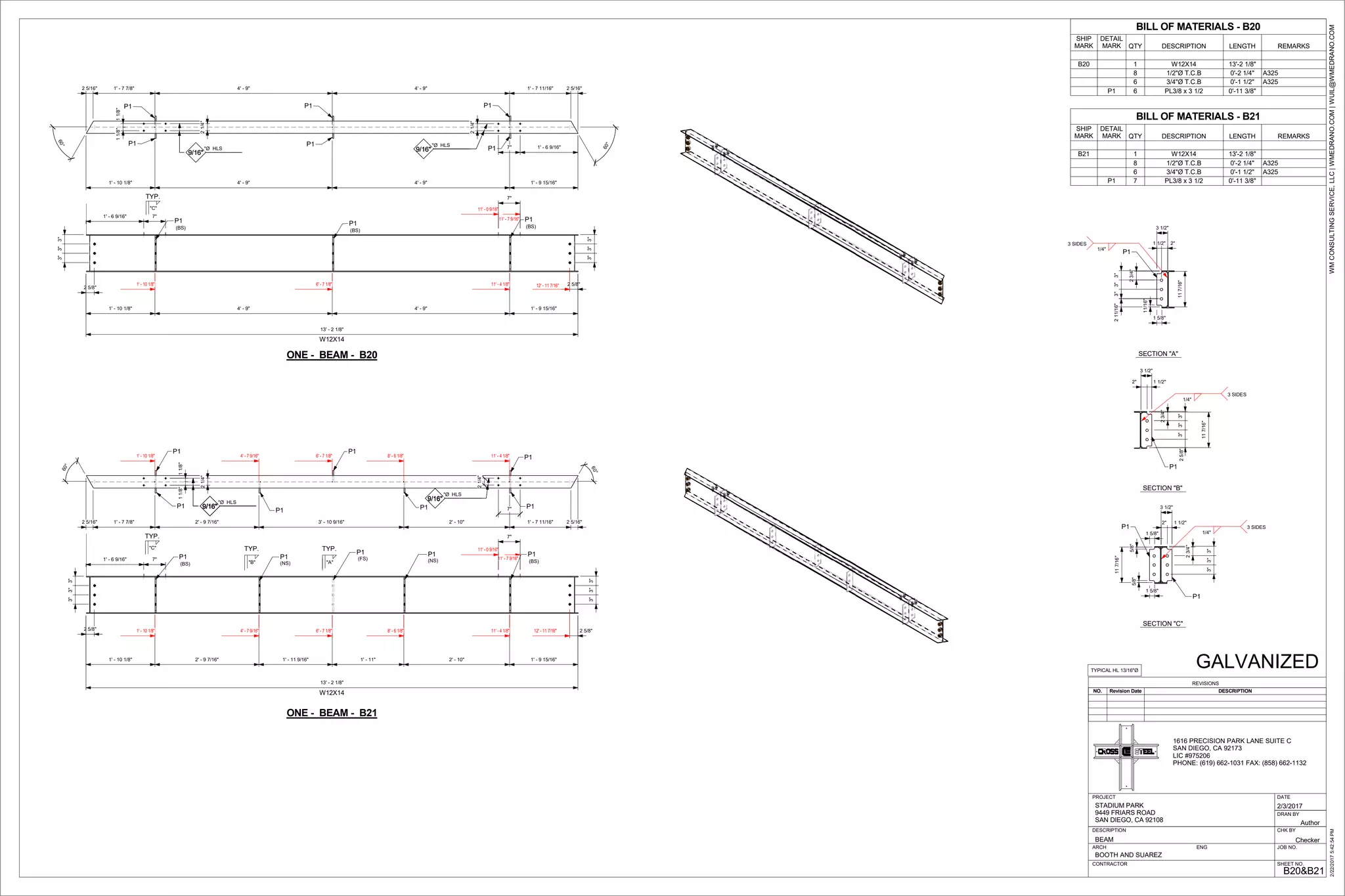 Revit Steel Shop Drawings - Tower | PDF