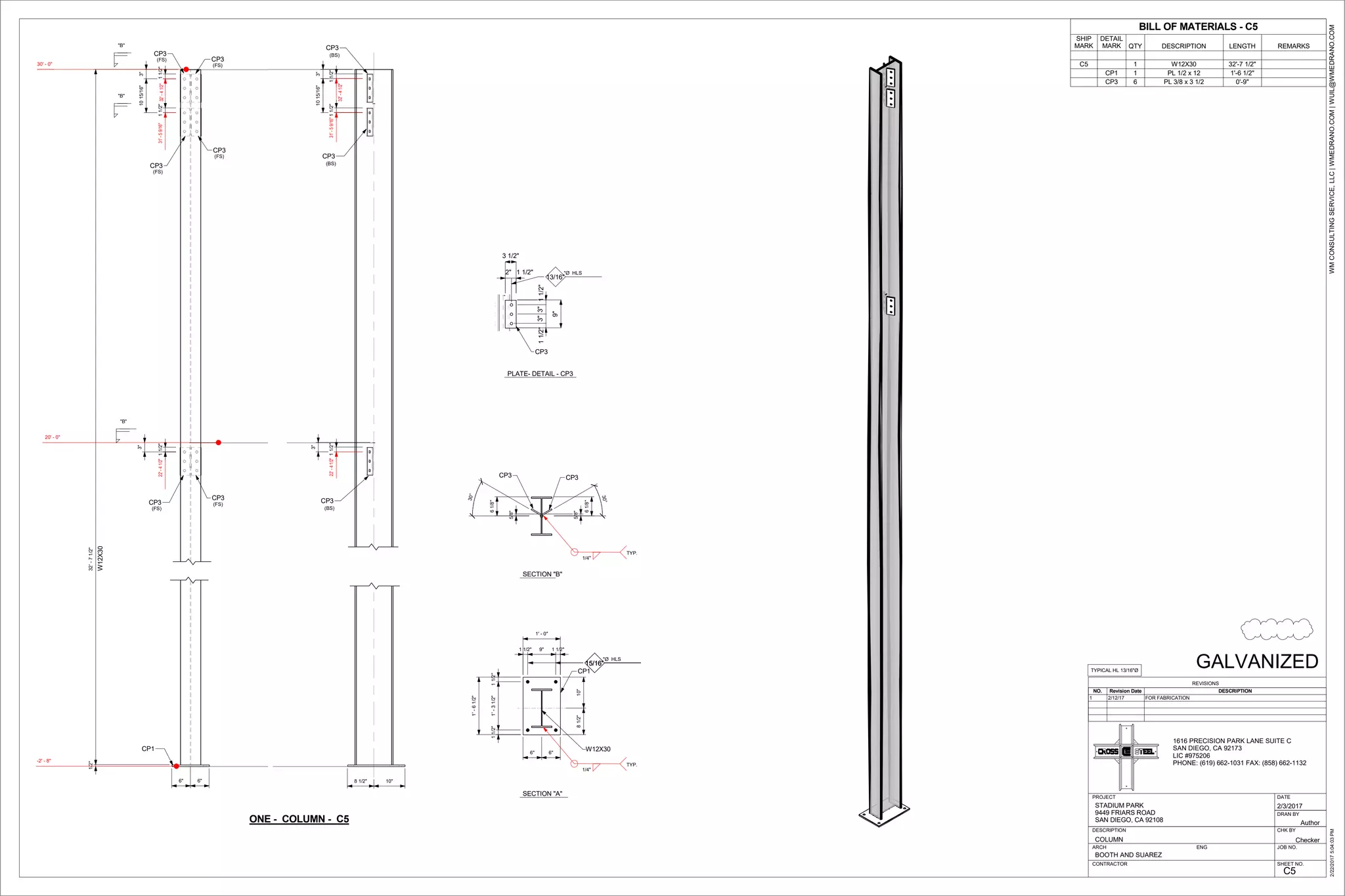 Revit Steel Shop Drawings - Tower | PDF