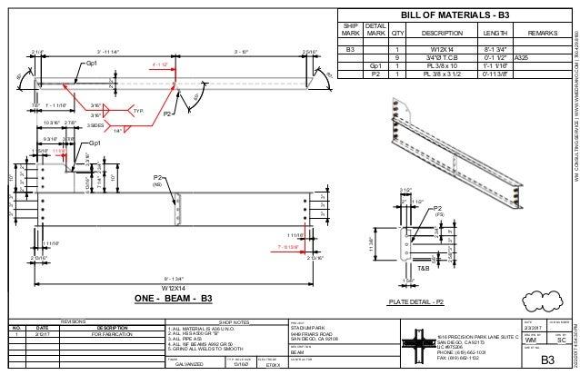 Revit Steel Shop Drawings - Tower