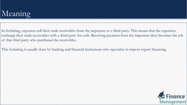 Forfaiting | PPTX