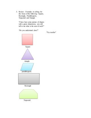 a detailed lesson plan in mathematics VI(volume of rectangular prism | DOCX