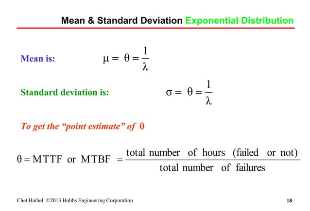 Reliability Math And The Exponential Distribution