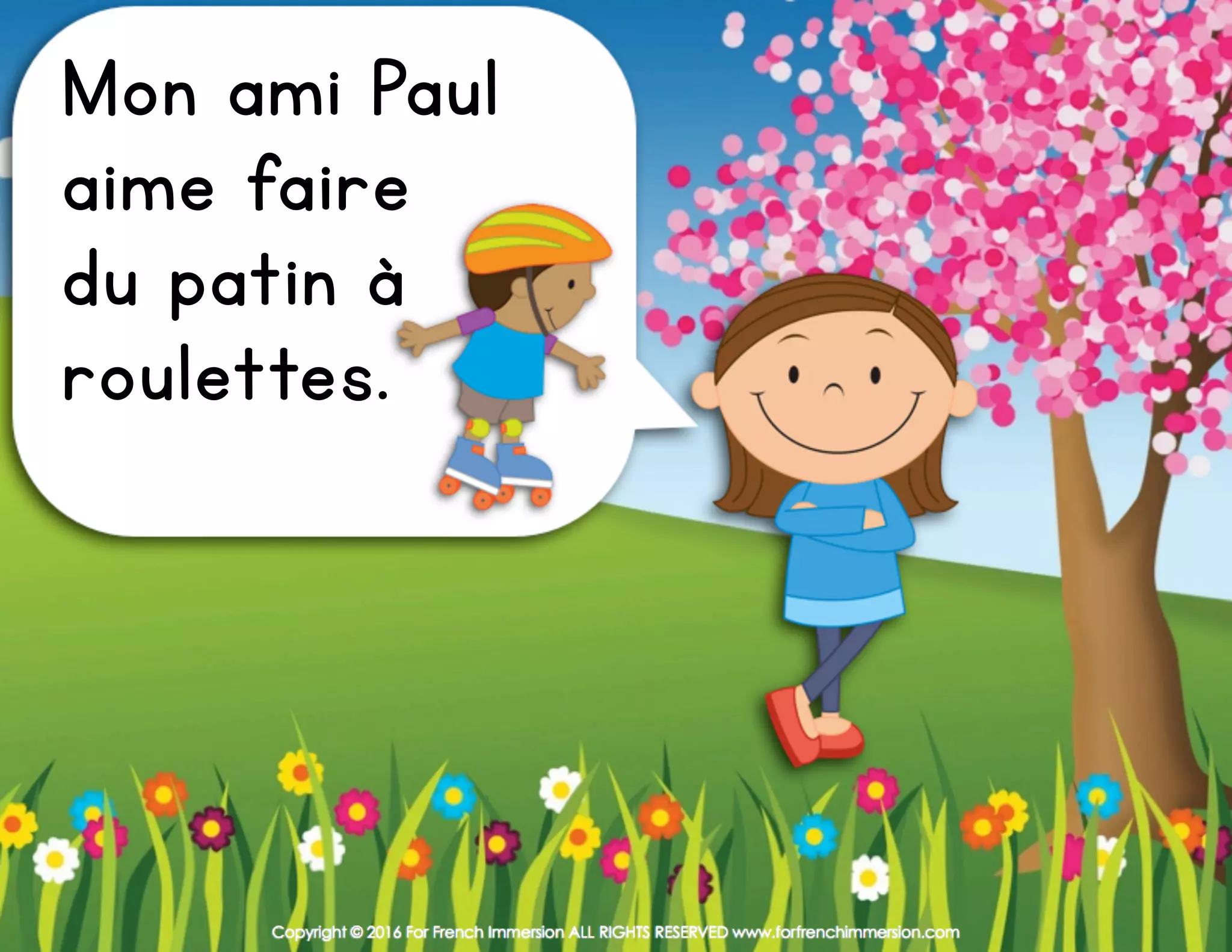 Au Printemps - French spring easy reading | PDF
