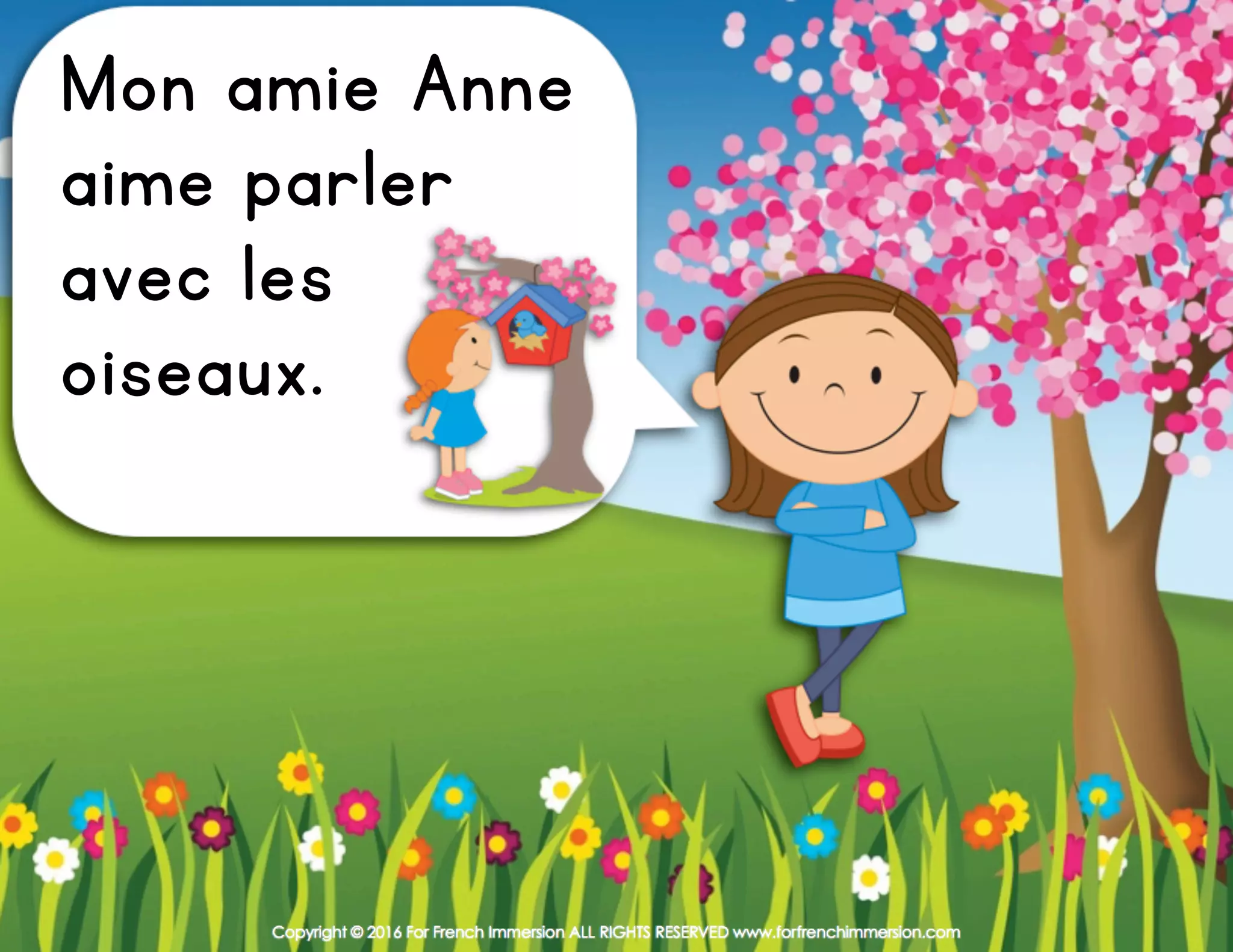 Au Printemps - French spring easy reading | PDF