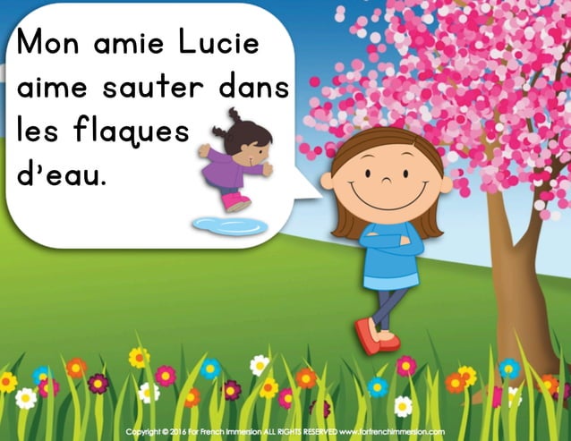 Au Printemps - French spring easy reading | PDF | Law