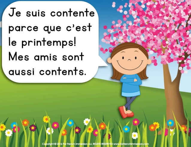 Au Printemps - French spring easy reading | PDF | Law