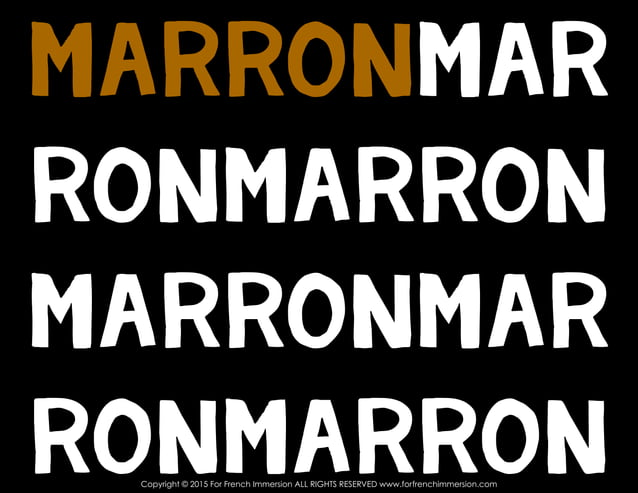 French Colors Introduction - Les Couleurs (with "marron") | PDF