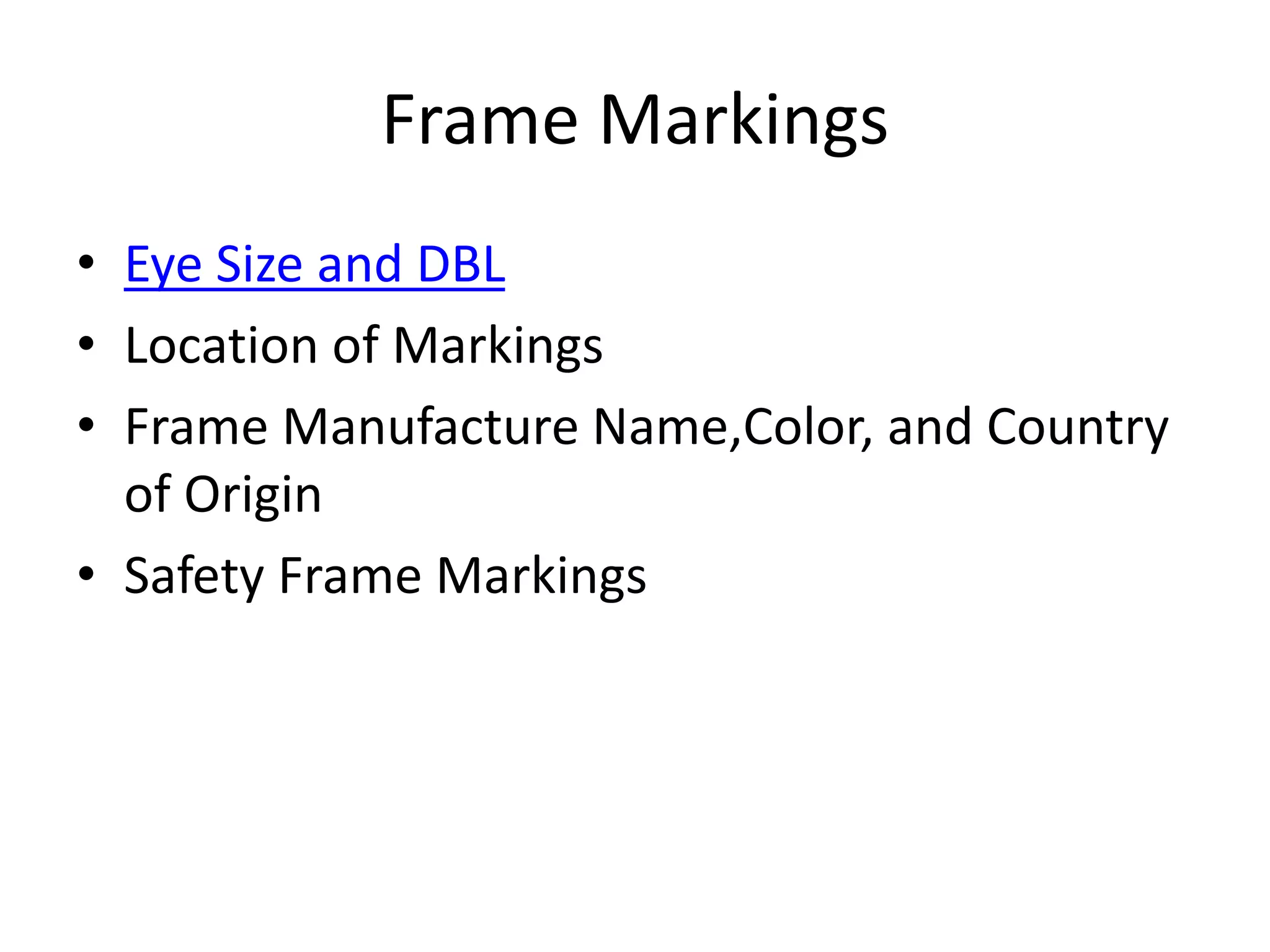 frame measurements and markings | PPTX