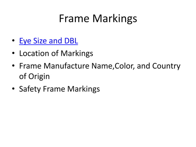 frame measurements and markings | PPTX