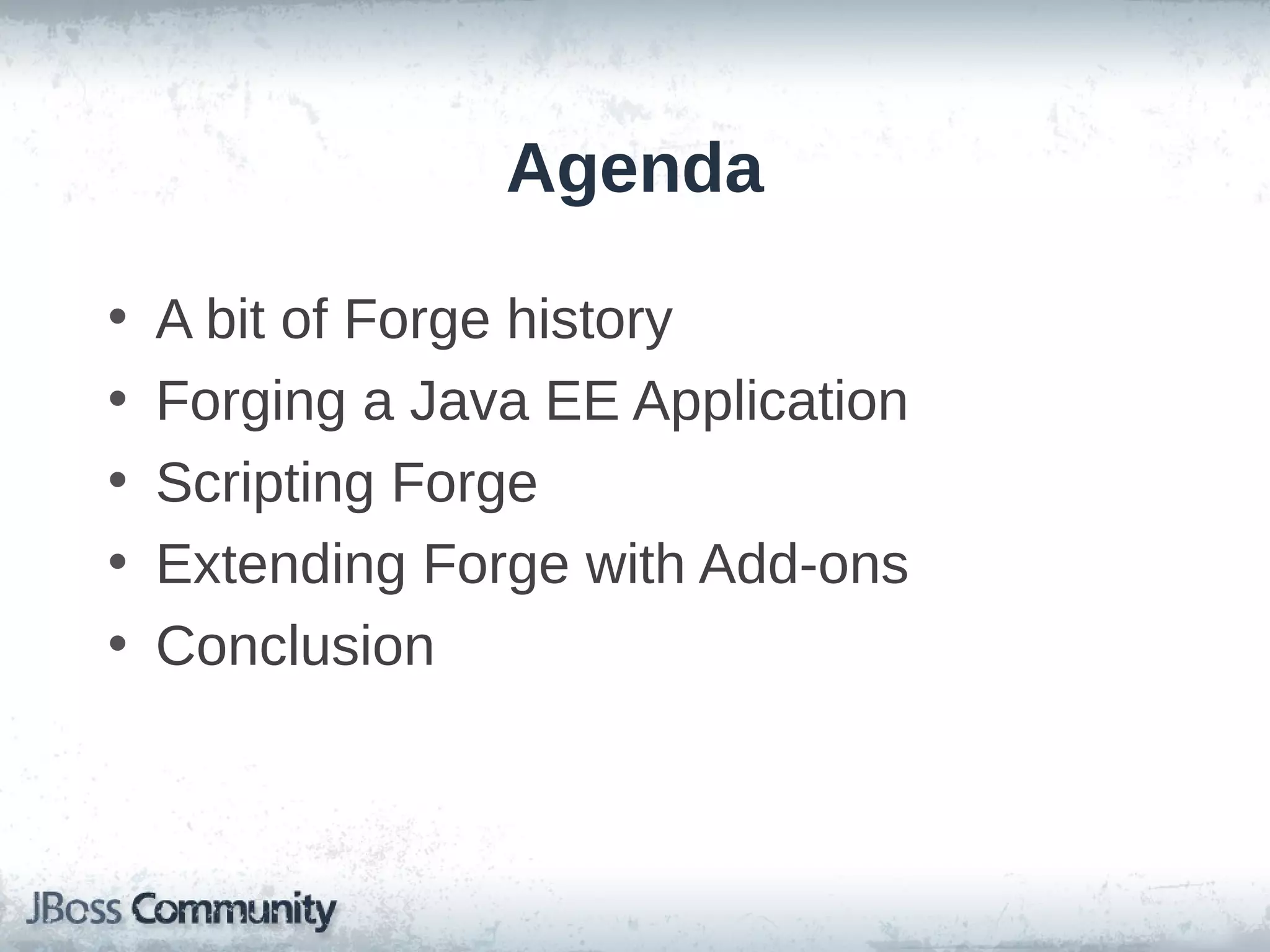 Quick Web Application Development using JBoss Forge | PPT