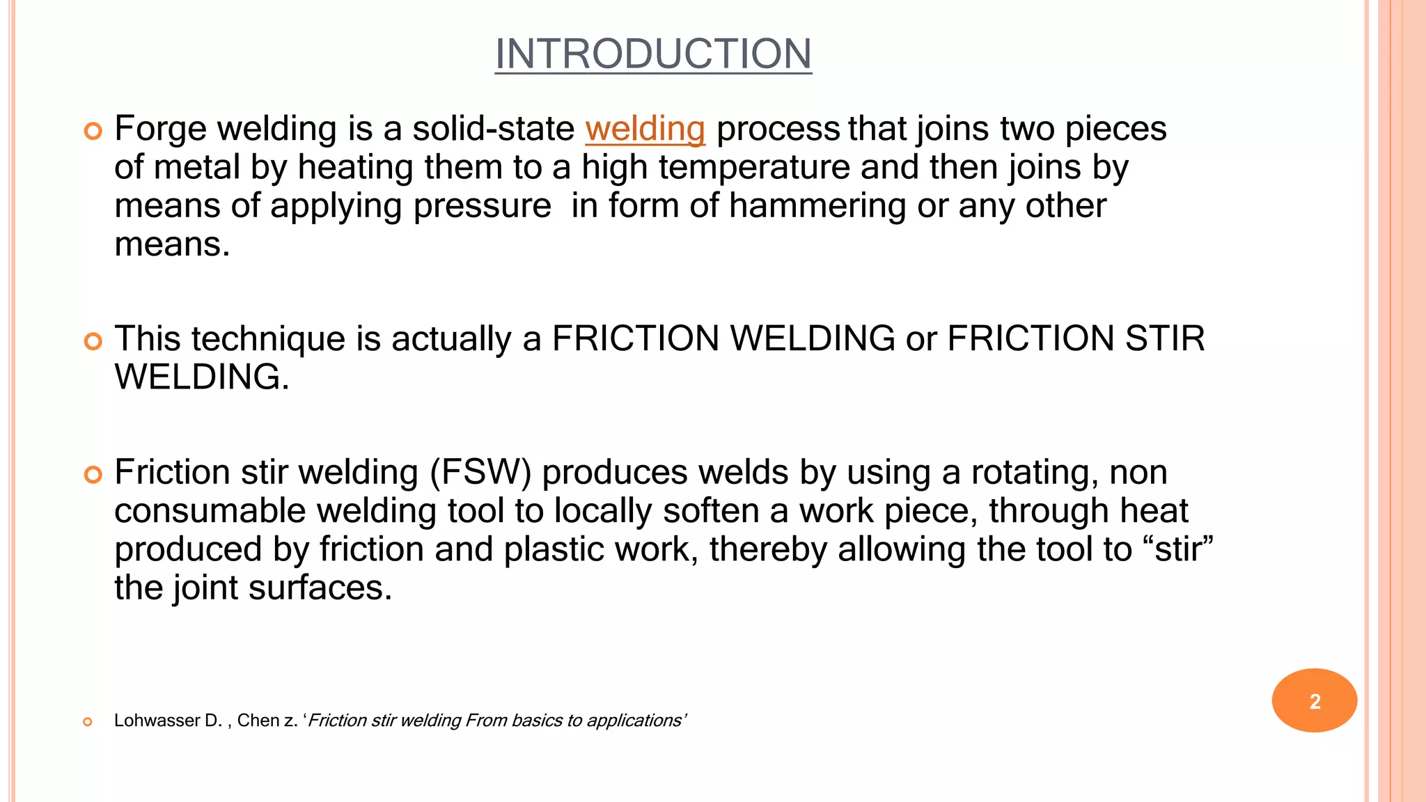 Forge bonding: A process safer than hot work | PPTX
