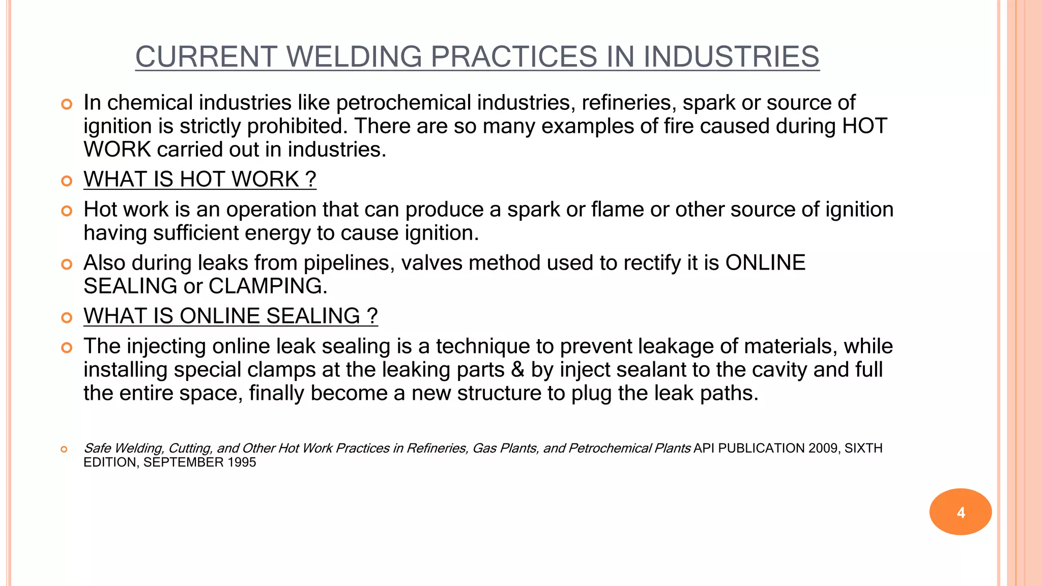 Forge bonding: A process safer than hot work | PPTX