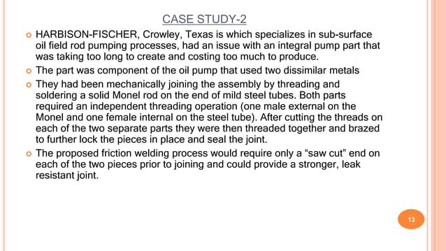 Forge bonding: A process safer than hot work | PPTX