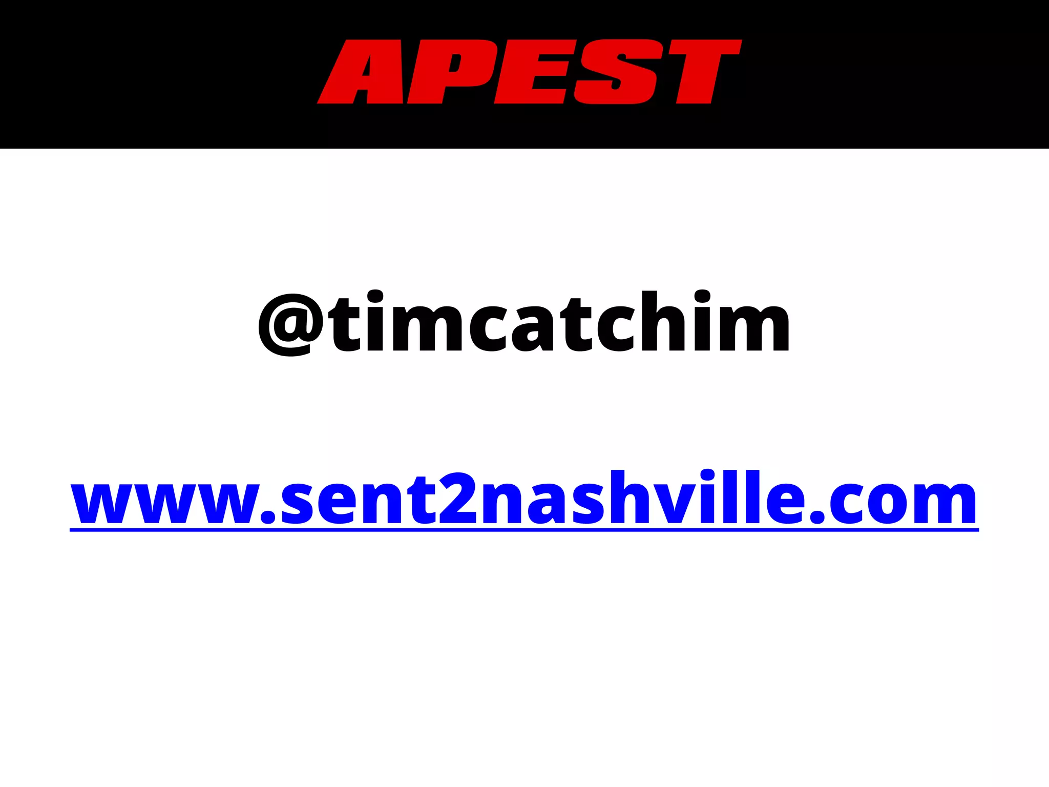 Forge Knoxville APEST Session 1 | PPT