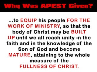 Forge Knoxville APEST Session 2 | PDF