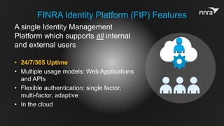 2017 Gartner IAM Summit | PPTX | Financial Industry | Industries