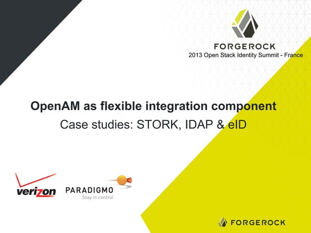ForgeRock OpenAM as flexible integration component | PDF