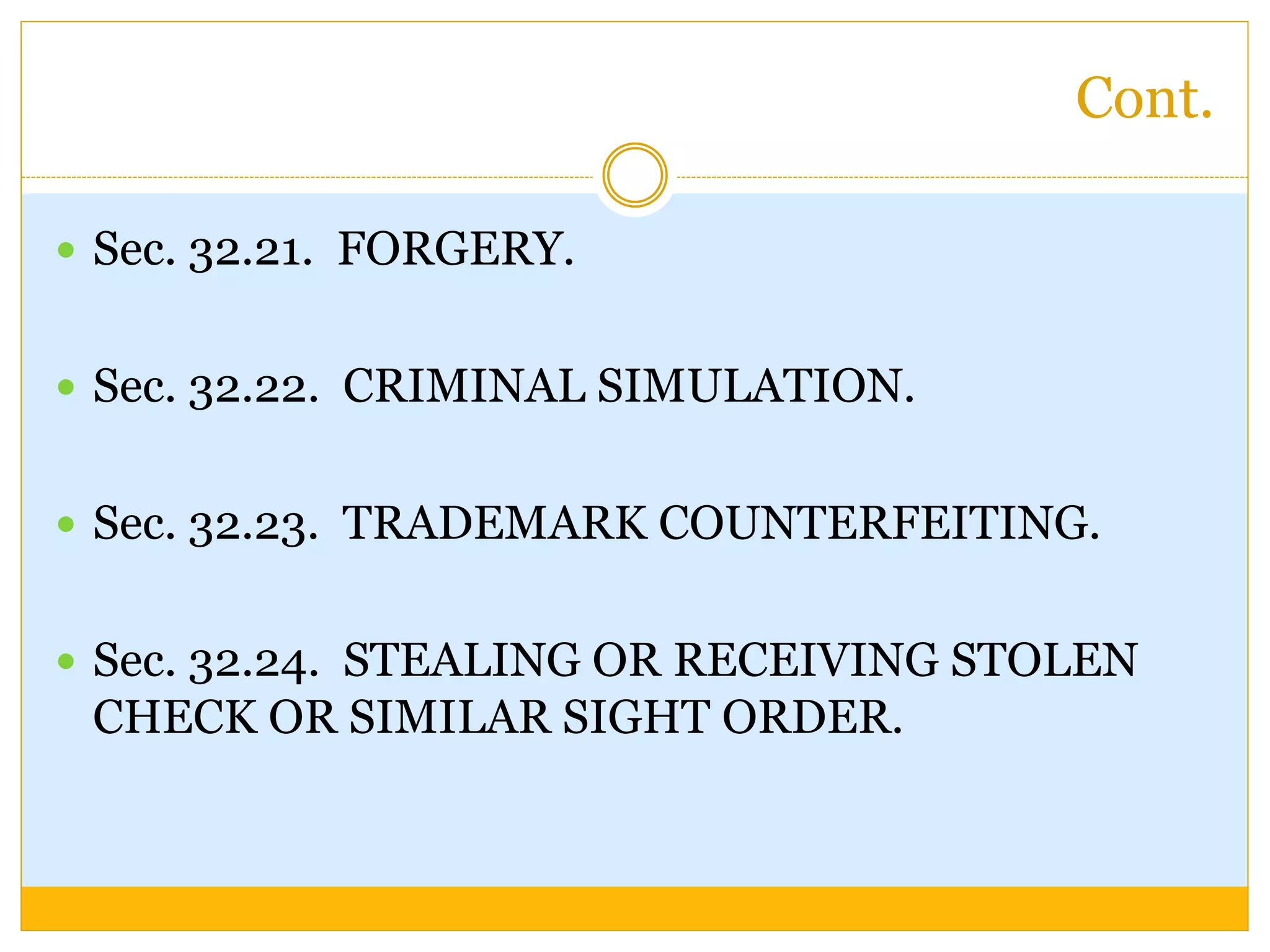 Forgery by Shukun Karthika | PPTX