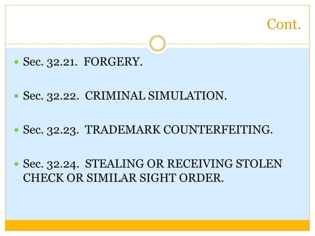 Forgery by Shukun Karthika | PPTX | Crime & Harmful Acts to Individuals ...