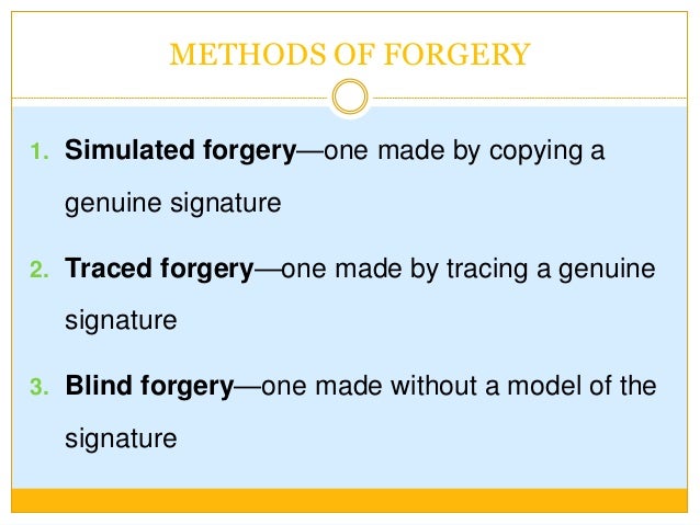 Forgery by Shukun Karthika