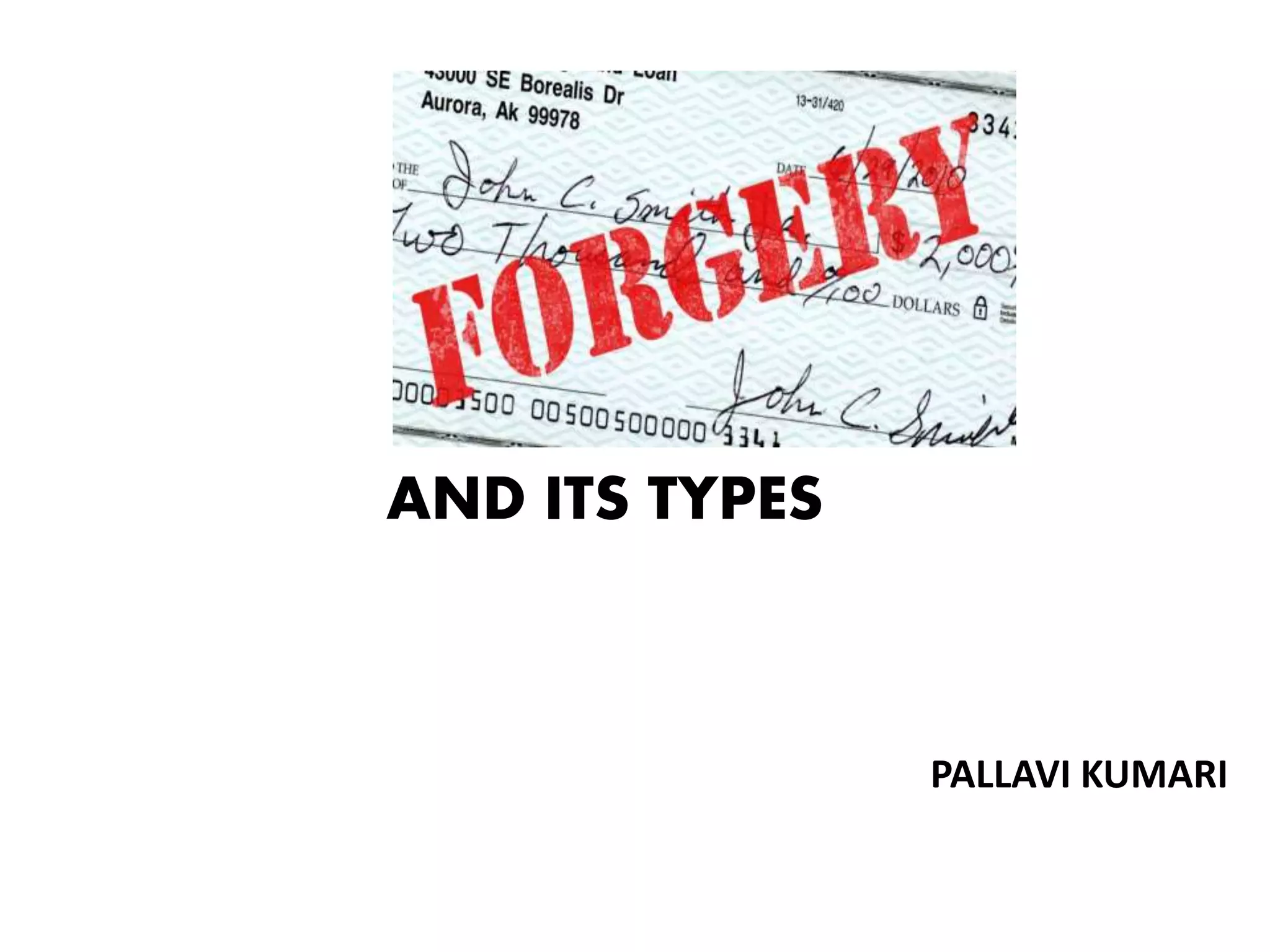 FORGERY.ppt