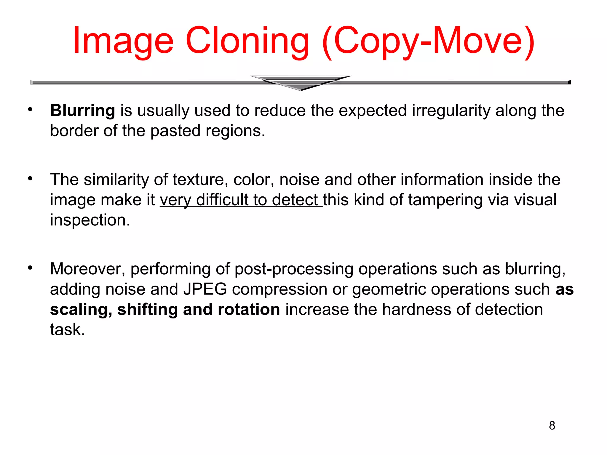 Digital Image Forgery | PPT