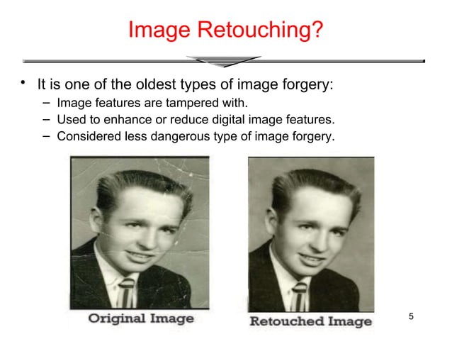 Digital Image Forgery | PPT