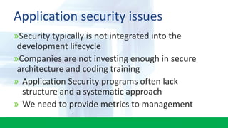 Forget cyber, it's all about AppSec | PPTX