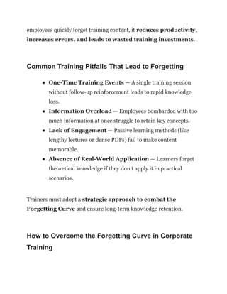 Forget Less, Learn More_ Strategies to Combat the Ebbinghaus Forgetting ...