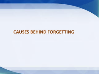 Forgetting | PDF