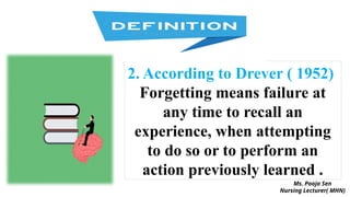 FORGETTING ITS TYPES & CAUSES .pptx