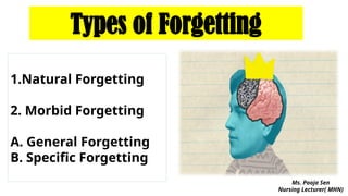 FORGETTING ITS TYPES & CAUSES .pptx