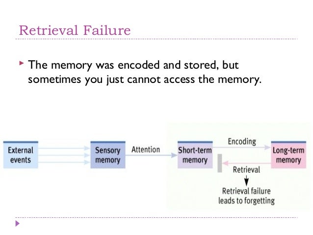 Forgetting and Remembering