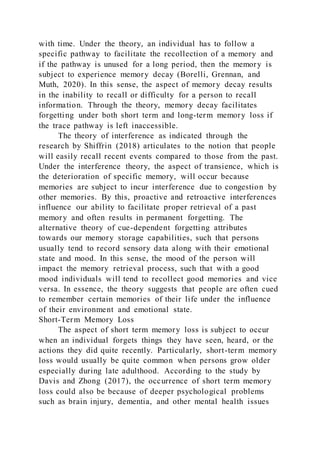 FORGETTING IN SHORT TERM AND LONG TERM MEMORYFORGETTING IN SHORT | PDF