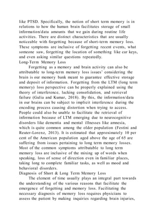 FORGETTING IN SHORT TERM AND LONG TERM MEMORYFORGETTING IN SHORT | DOCX