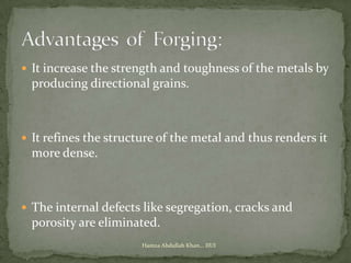 Forging | PPTX | Woodworking | Arts and Crafts