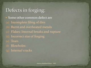 Forging | PPTX | Woodworking | Arts and Crafts