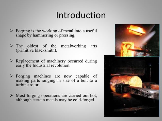 Forging | PPTX | Physics | Science