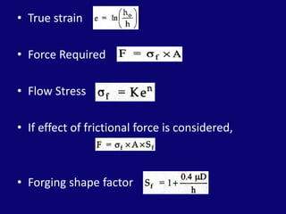 Metal Forging | PPTX