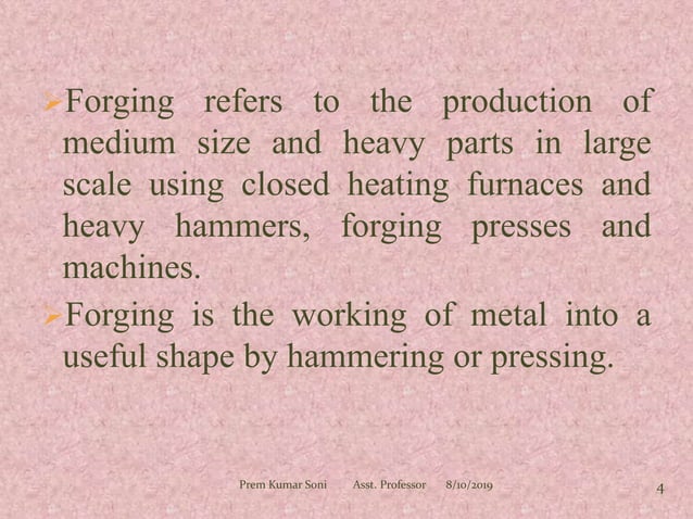 Forging | PPTX