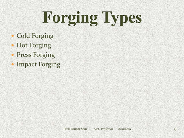 Forging | PPTX