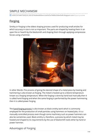Forging | PDF