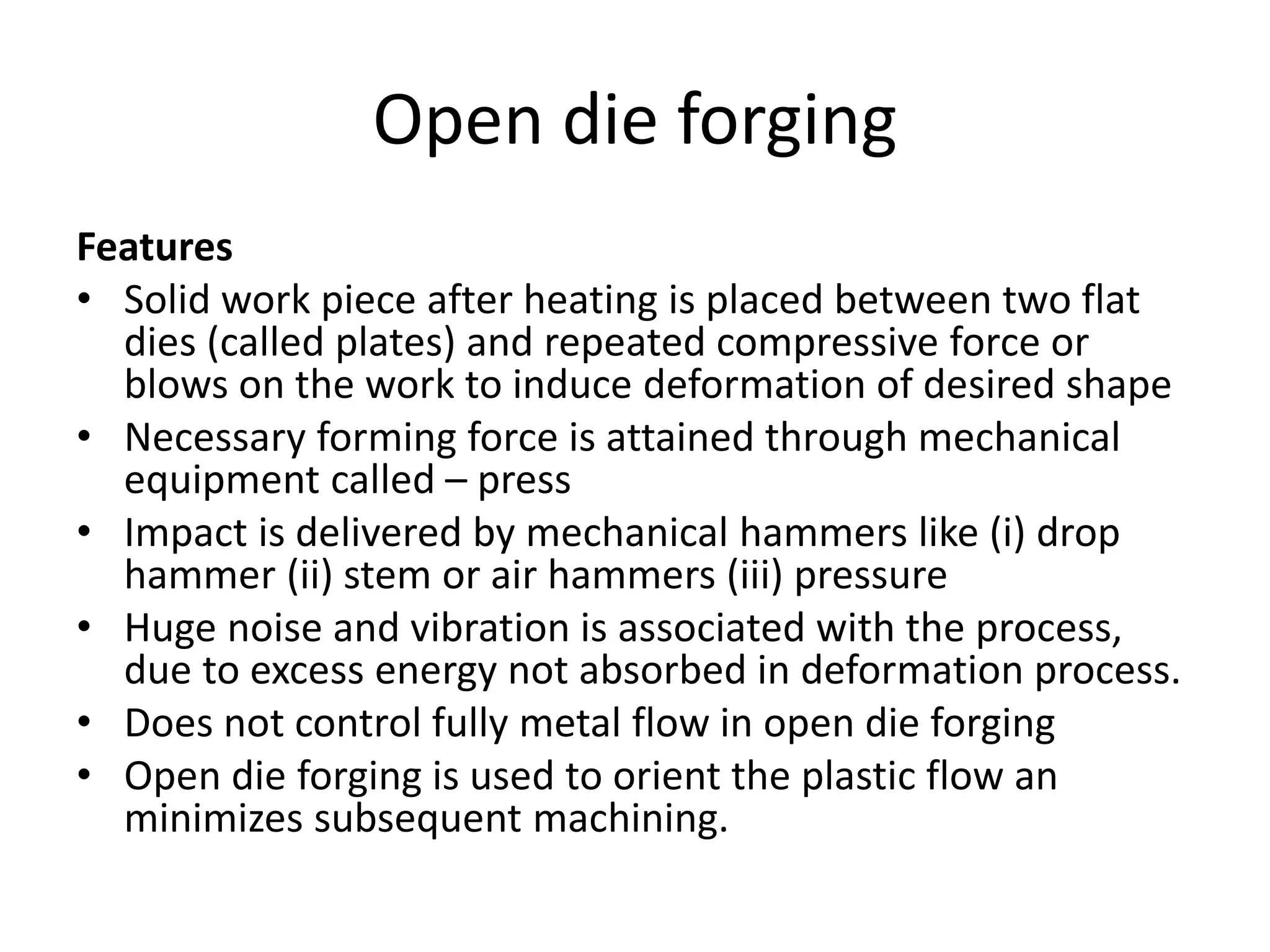 Basic concepts of forging and detailed is here | PPT
