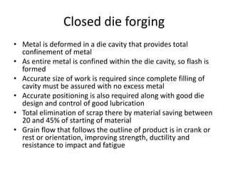 Basic concepts of forging and detailed is here | PPT