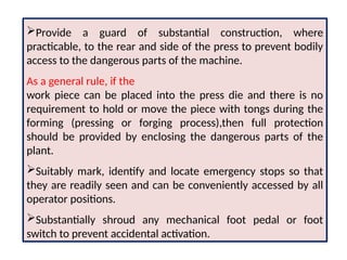 Safety in forging operation. 1. FORGING OPERATION 2. DIFFERENT FORGING ...