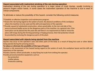 Safety in forging operation. 1. FORGING OPERATION 2. DIFFERENT FORGING ...