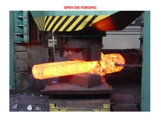 Safety in forging operation. 1. FORGING OPERATION 2. DIFFERENT FORGING ...